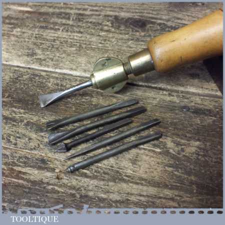 Vintage Boxwood Brass Multi Tool With 6 Attachments – Good Condition ...