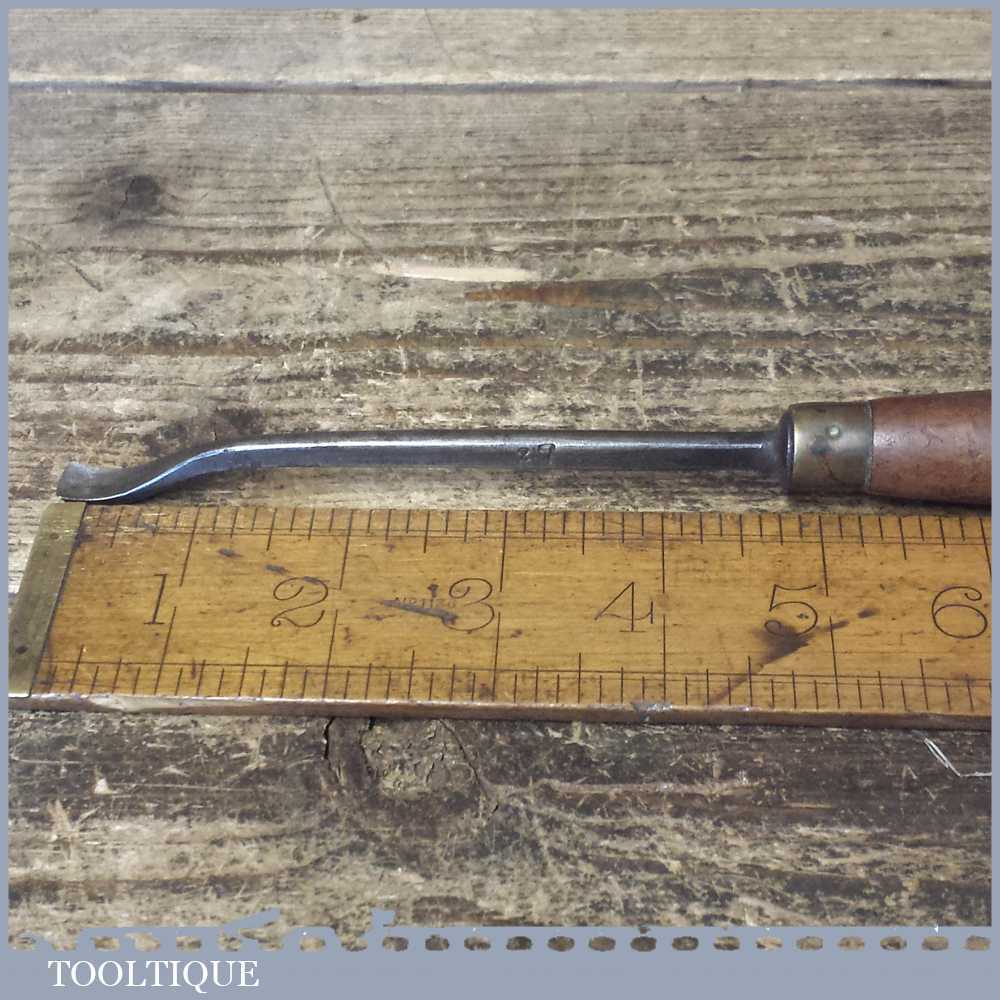 Vintage No: 27 Herring Bros 3/8” Wood Carving Spoon Gouge Chisel ...