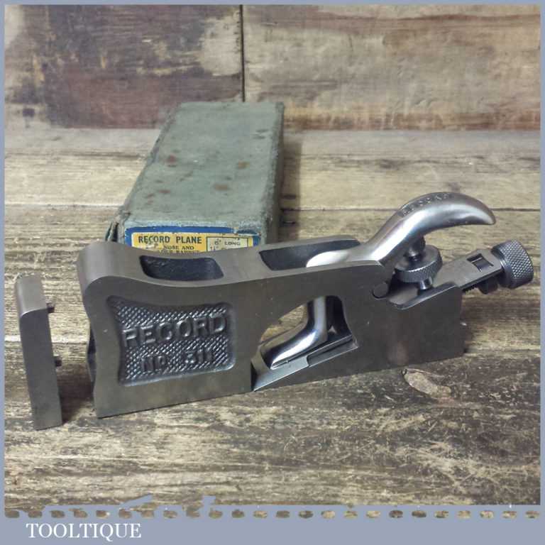 Vintage Boxed Record No: 311 Shoulder Bull Nose Chisel Plane – Fully ...