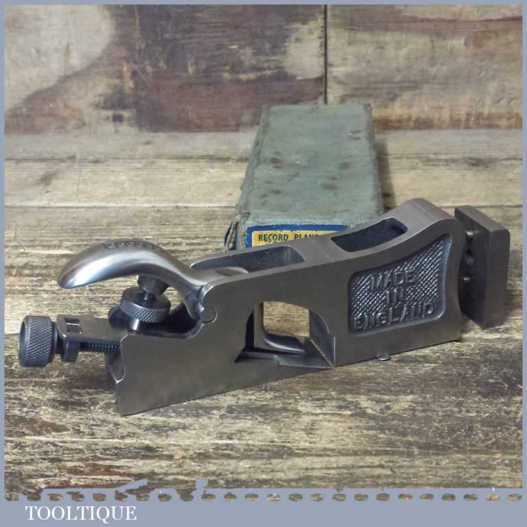 Vintage Boxed Record No: 311 Shoulder Bull Nose Chisel Plane – Fully ...