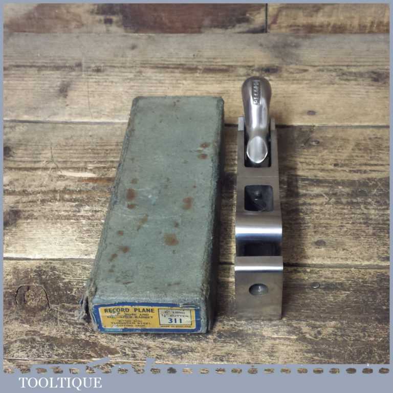 Vintage Boxed Record No: 311 Shoulder Bull Nose Chisel Plane – Fully ...