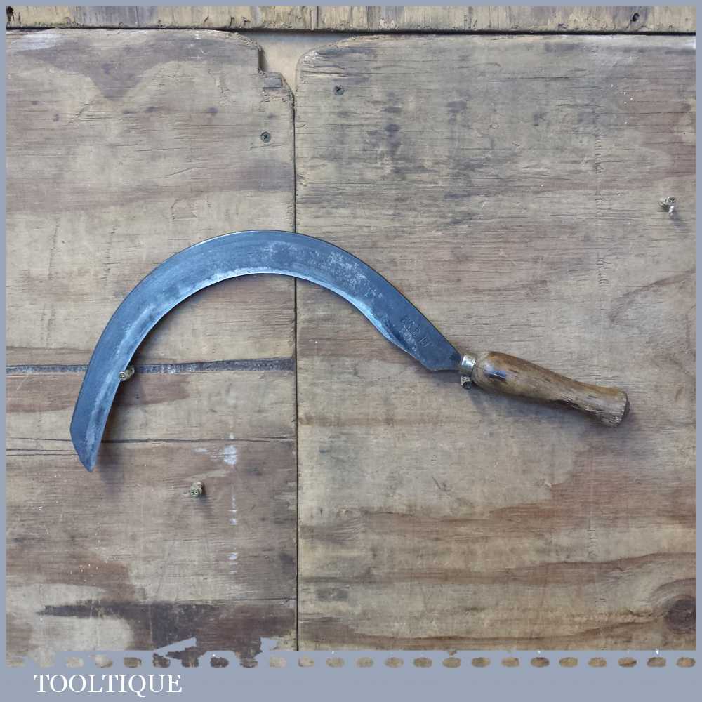 Vintage English Made 19” Reap Hook Or Sickle – Sharpened Ready For Use ...