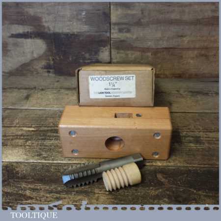 Vintage Boxed Sarjent’s 1 ¼” Screw Box Tap And Drill Set – Good ...