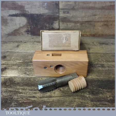 Vintage Boxed Sarjent’s 1 ½” Screw Box Tap And Drill Set – Good ...