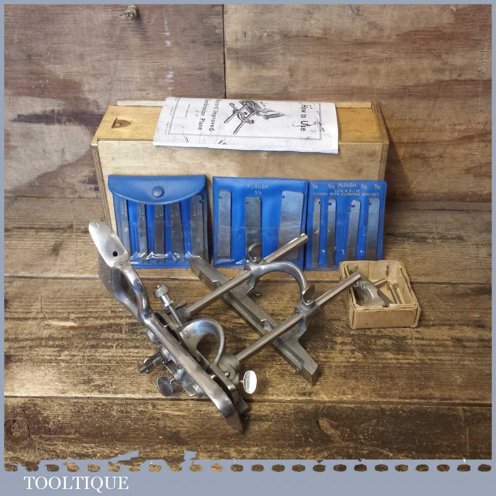 Vintage Boxed Record No: 050 Combination Plough Plane – Fully ...