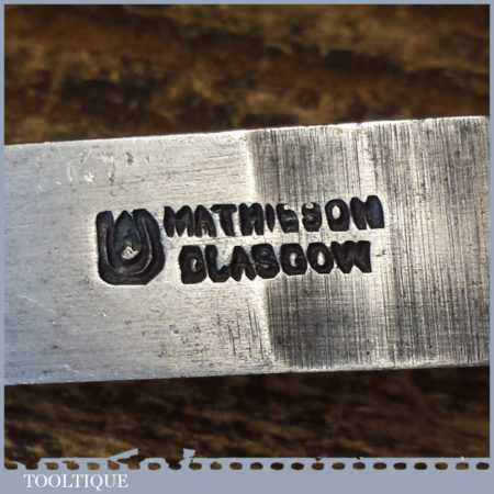 Vintage A Mathieson & Son Carpenter’s 5/8” Socketed Paring Firmer ...