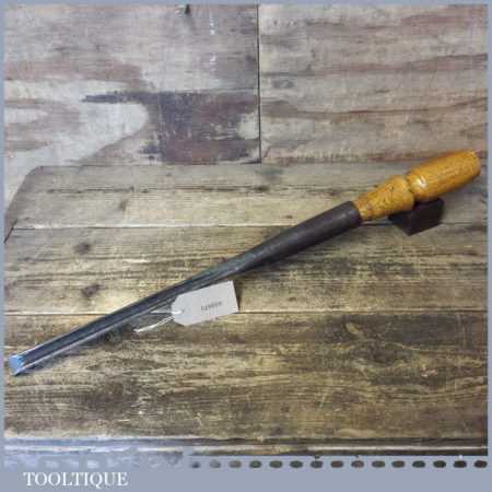Superb Large Vintage Wheelwrights Bruzz Hand Turned Oak Handle | Tooltique