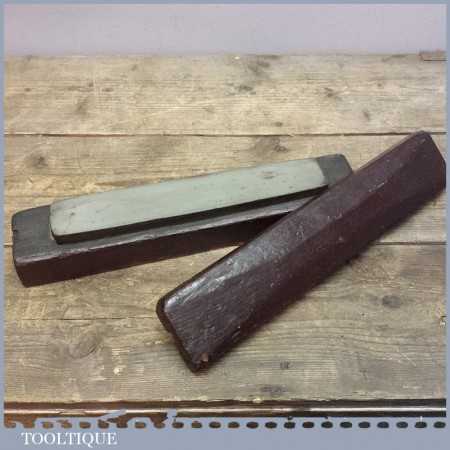 Vintage Charnley Forest Natural Oil Stone In Wooden Box | Tooltique
