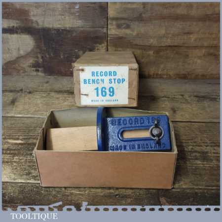 Vintage Boxed Record No: 169 Bench Stop – Little Used Condition | Tooltique