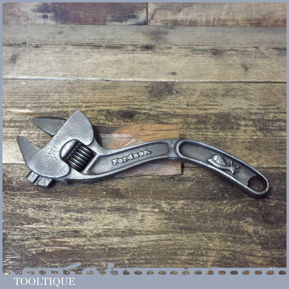 Vintage Fordson Tractor Snail Brand 10 Adjustable Off Set Wrench Tooltique