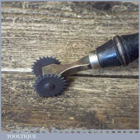 Vintage Leatherworker’s Brass Bodied Twin Wheel Stitch Pricking Wheel ...