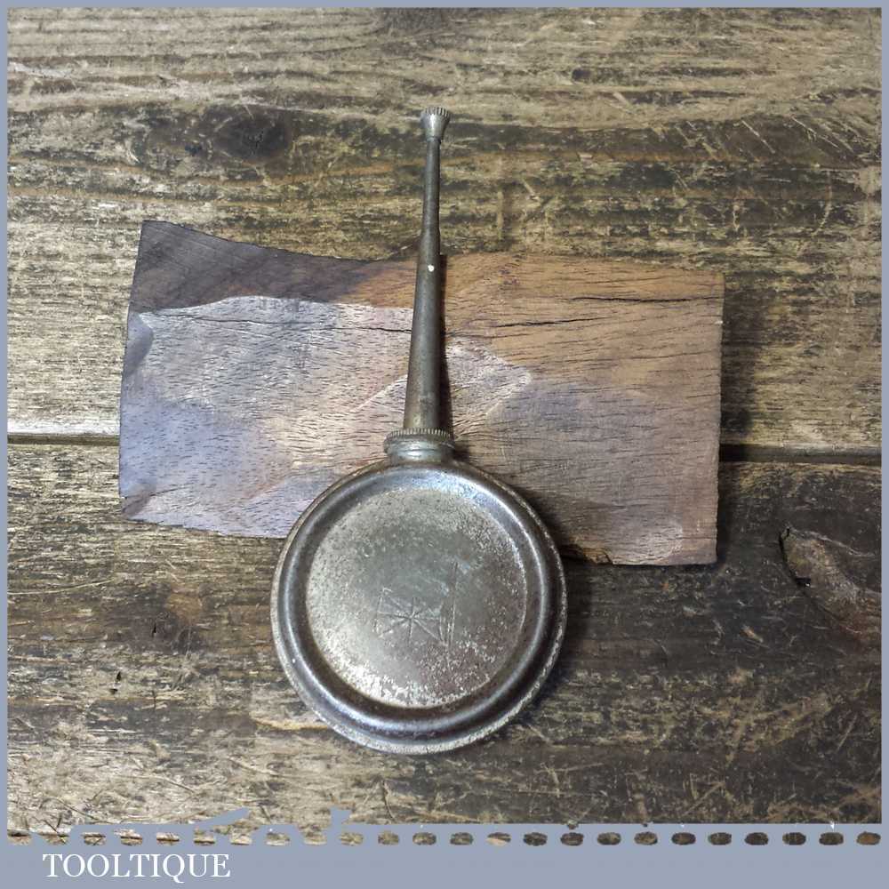 Vintage British Made Banjo Shaped Oil Can Complete With Dipping Pin ...