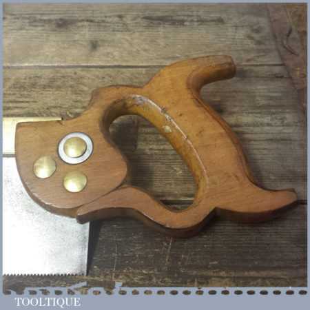 Vintage 12” Tyzack Sons & Turner Brass Back Tenon Saw 13 TPI ...