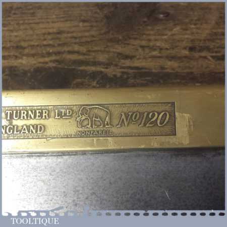 Vintage 12” Tyzack Sons & Turner Brass Back Tenon Saw 13 TPI ...