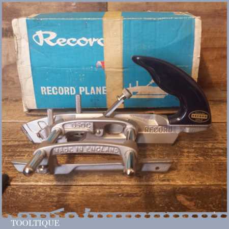 Vintage Boxed Record No: 050C Combination Plough Plane – Fully ...