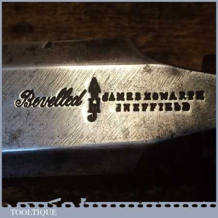 Vintage James Howarth Carpenter’s 1 ⅜” Bevel Edge Chisel – Sharpened ...