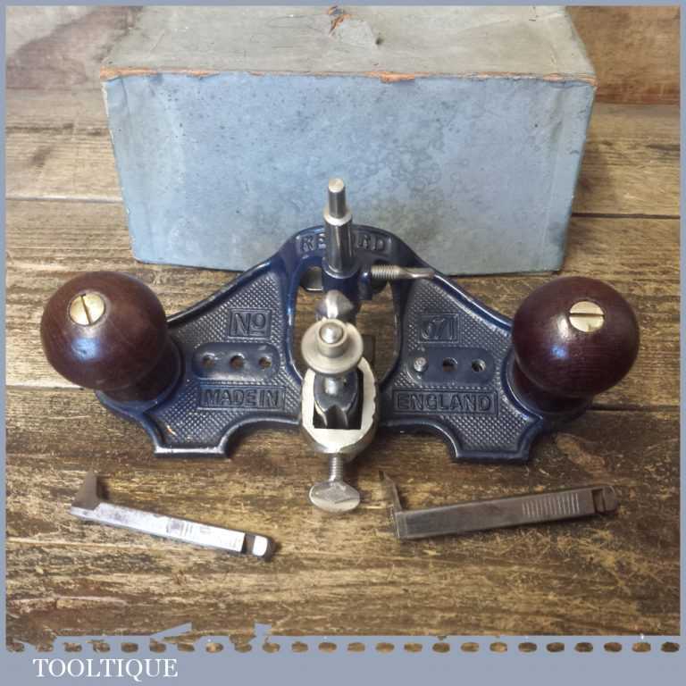 Vintage Boxed Record No: 071 Hand Router Plane Complete – Good ...