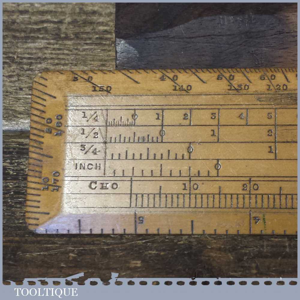 Antique 6″ Boxwood Imperial Gunter’s Scale Ruler – Good Condition ...