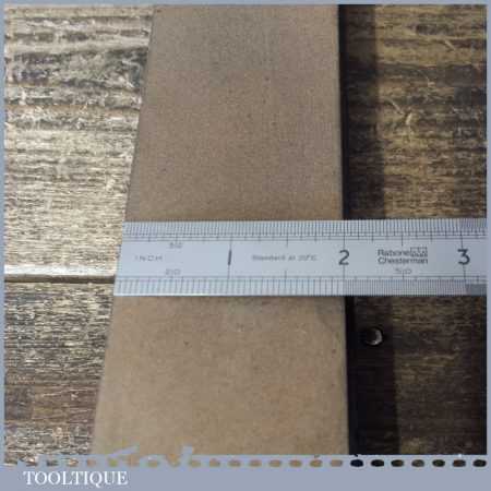 Vintage 8” x 2” India Fine Oil Stone In Mahogany Box – Ready To Use ...