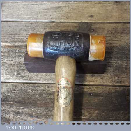 Vintage Thor Panel Beater’s Rawhide Hammer – Good Condition | Tooltique