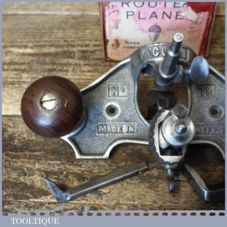 Vintage Boxed Acorn No: 71A Hand Router Plane Complete – Good Condition ...