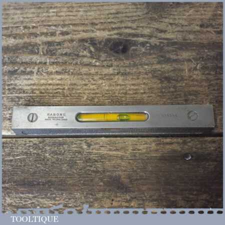 Vintage Rabone No: 1394 Machinists 6” Metal Spirit Level – Good ...