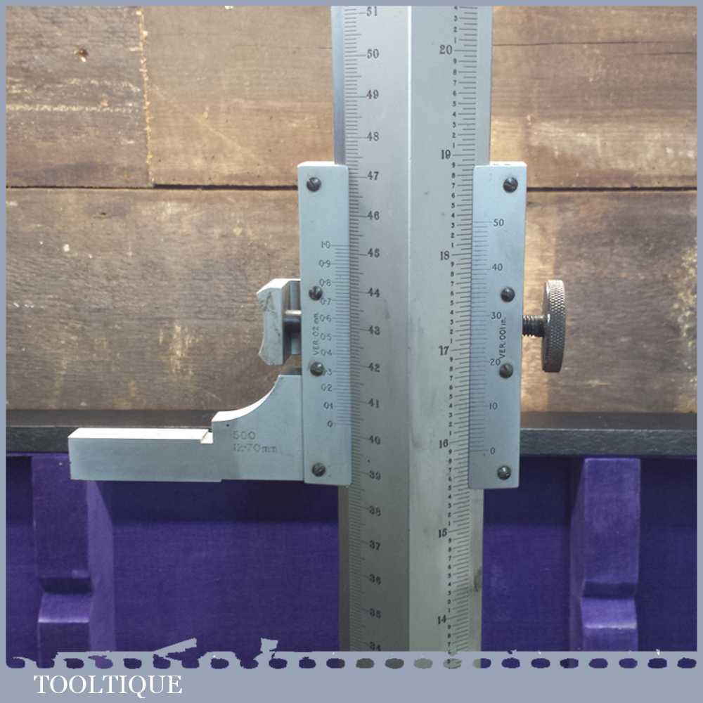 Huge Vintage Benson 39” Vernier’s Engineering Surface Height Gauge ...