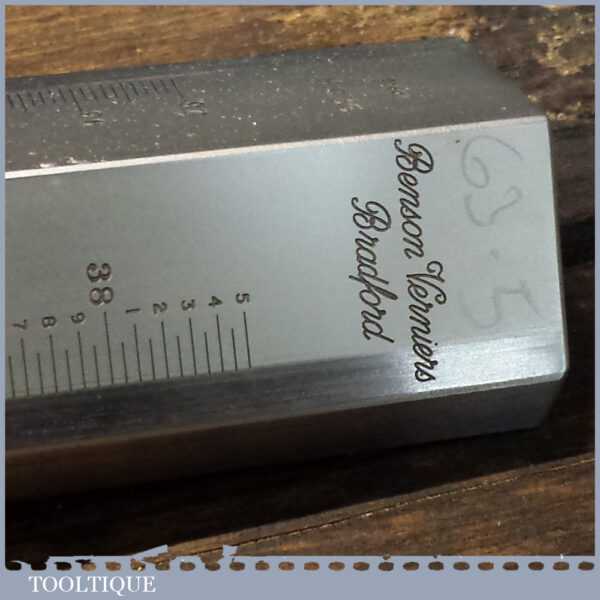 Huge Vintage Benson 39” Vernier’s Engineering Surface Height Gauge ...