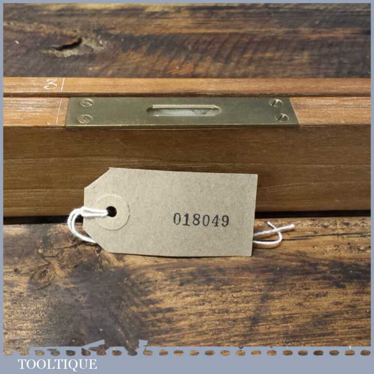 Vintage M.D.S. Surveyor’s Teak Brass Folding Triangle Spirit Level ...