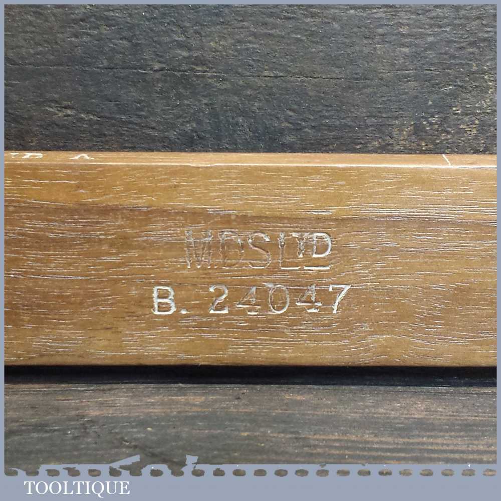 Vintage M.D.S. Surveyor’s Teak Brass Folding Triangle Spirit Level ...