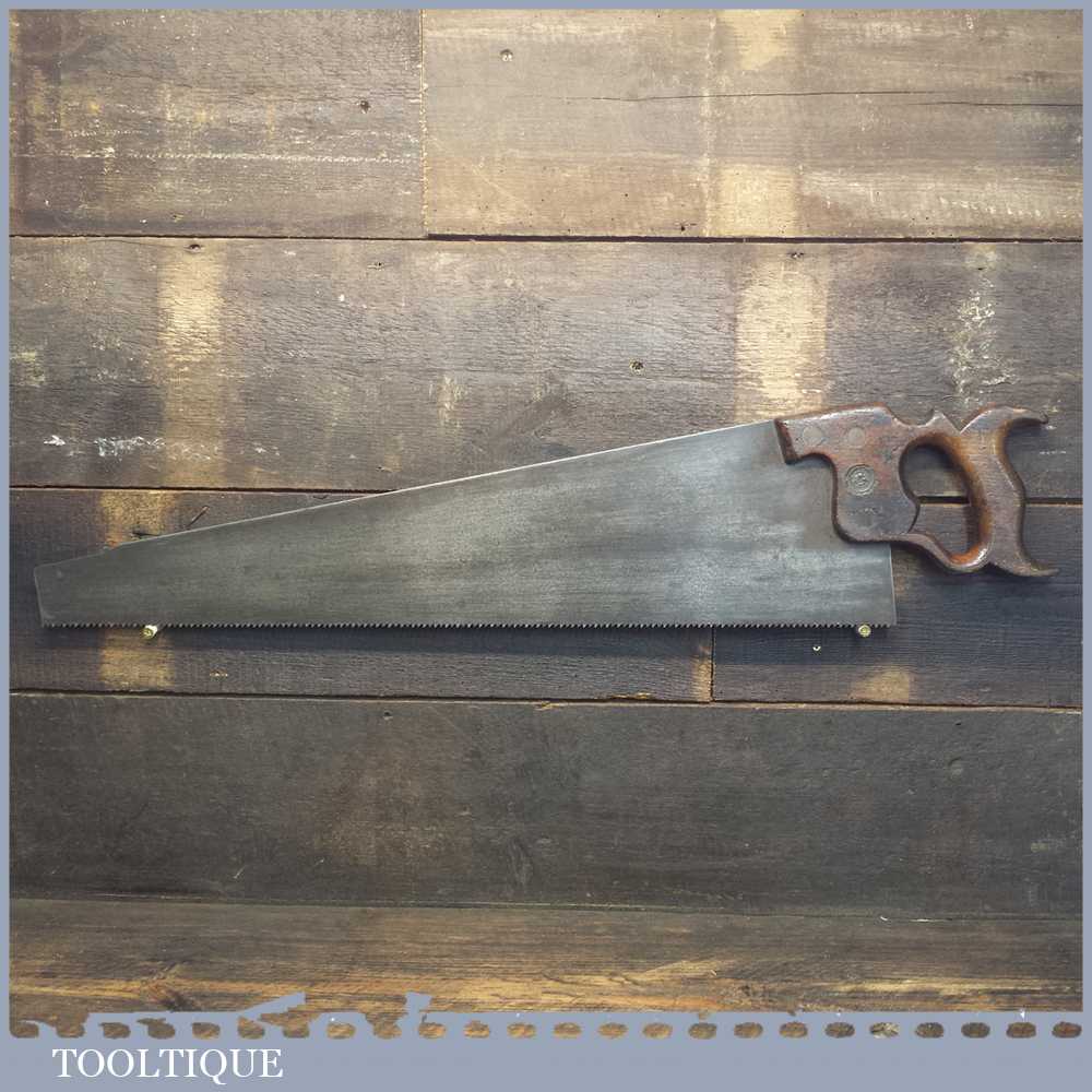Antique Superior Warranted 24” Rip Saw 5 ½ TPI – Refurbished Sharpened ...