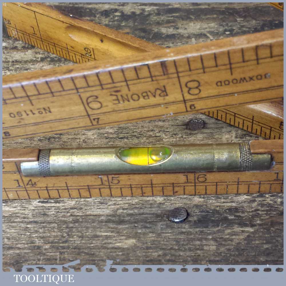 Vintage Rabone No: 1190 Boxwood Brass 2ft Four-Fold Rule – Good ...