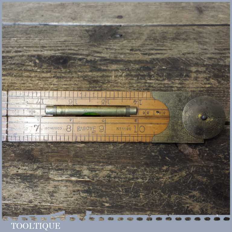 Vintage Rabone No: 1190 Boxwood Brass 2ft Four-Fold Rule – Good ...