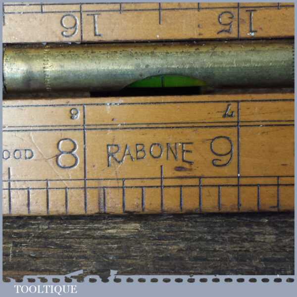 Vintage Rabone No: 1190 Boxwood Brass 2ft Four-Fold Rule – Good ...