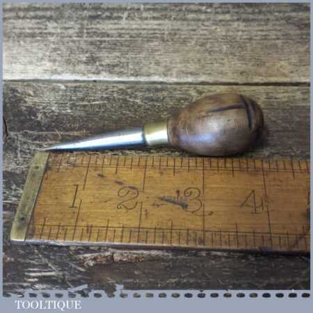 Vintage Sailmaker’s Or Basket Weavers Beechwood Handled Awl – Good ...