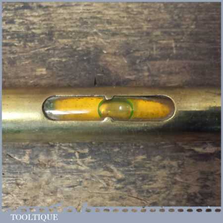 Miniature Vintage Engineer’s 2 ¾” Brass Spirit Level – Good Used ...