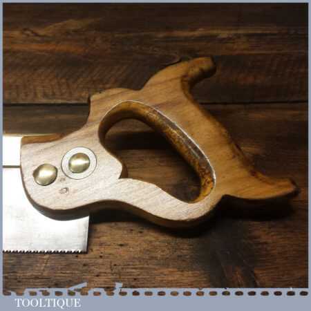 Vintage Tyzack & Turner 10” Brass Back Dovetail Saw 12 TPI – Sharpened ...