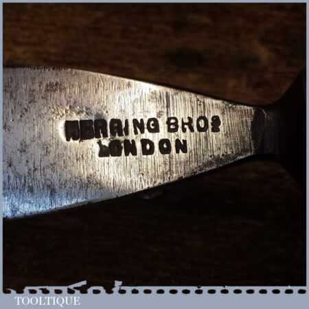 Rare Vintage Herring Bros 1 ⅛” Straight Wood Carving Gouge Chisel ...