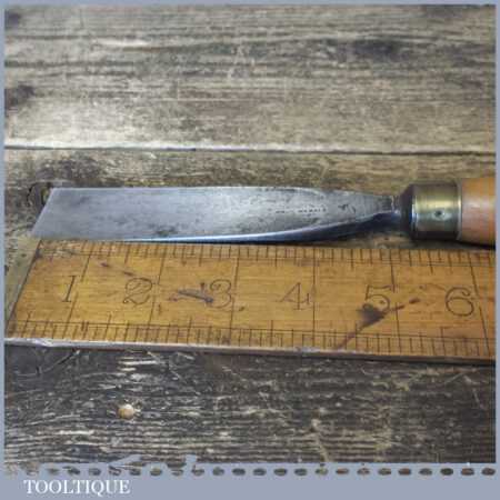 Rare Vintage Herring Bros 1 ⅛” Straight Wood Carving Gouge Chisel ...