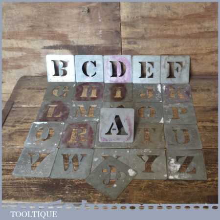 Vintage Metal Stencil Set Complete With 2” Letters & Sign – Good ...