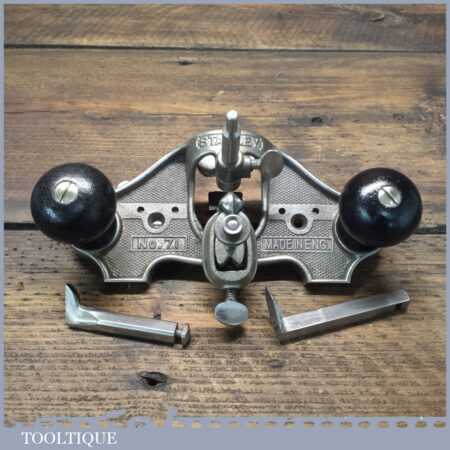Vintage Stanley England No: 71 Hand Router Plane Complete – Good ...