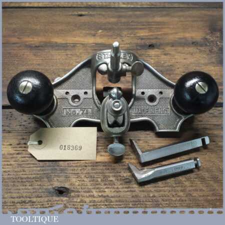 Vintage Stanley England No: 71 Hand Router Plane Complete – Good ...