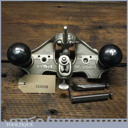 Vintage Stanley England No: 71 Hand Router Plane Complete – Good ...