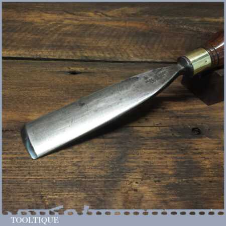 Large Vintage Herring Bros 1 ½” Straight Wood Carving Gouge Chisel ...