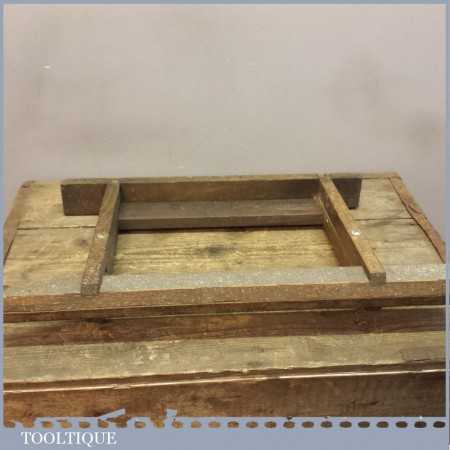 Vintage Handmade Wooden Hand Saw Vice – Old Woodworking Tool | Tooltique