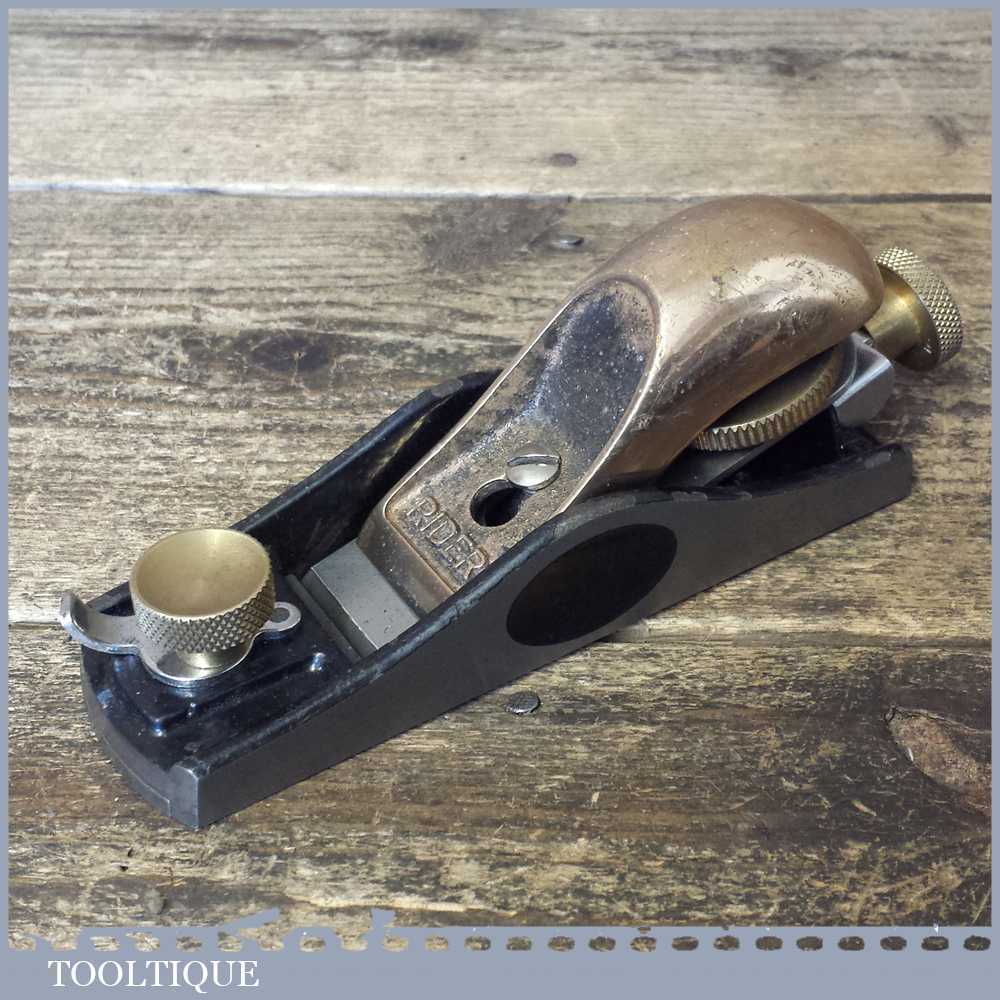 Vintage Rider Low Angle Adjustable Throat Block Plane – Original ...