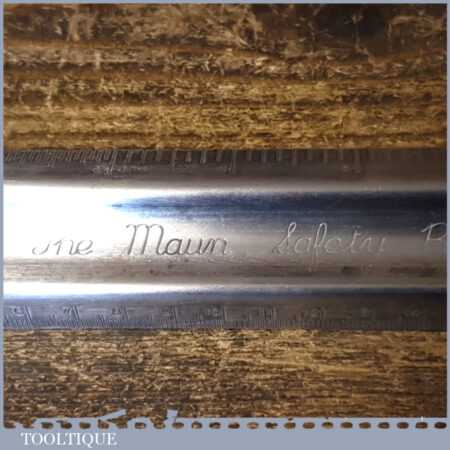 Vintage Maun Industries 12” Metric Imperial Safety Ruler – Good ...