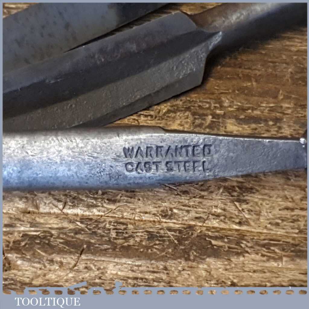 Vintage Set Of 5 White Metal Bearing Scrapers – Good Condition | Tooltique
