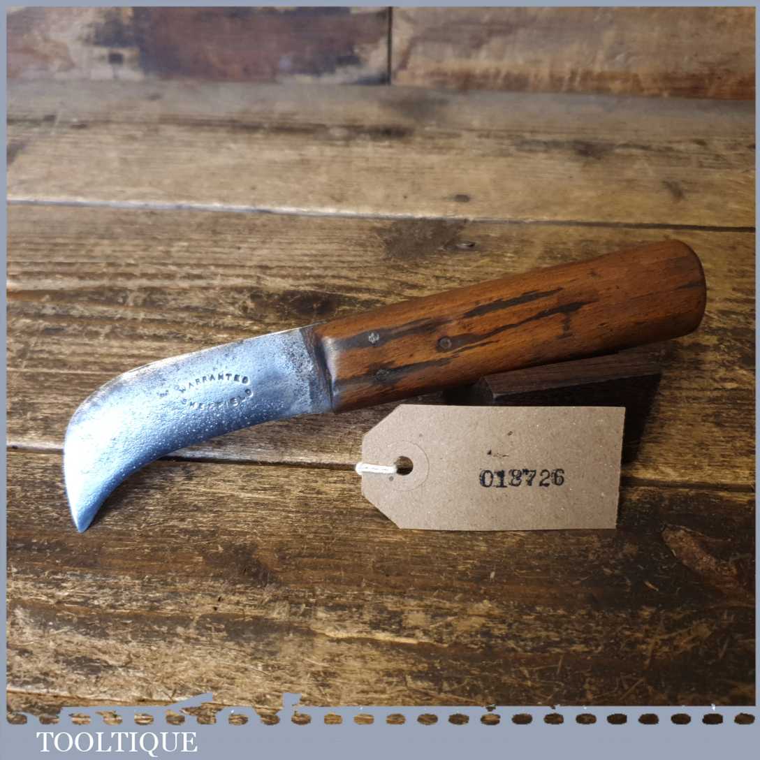 Vintage Cobblers Leatherworking Butt Knife – Good Condition | Tooltique