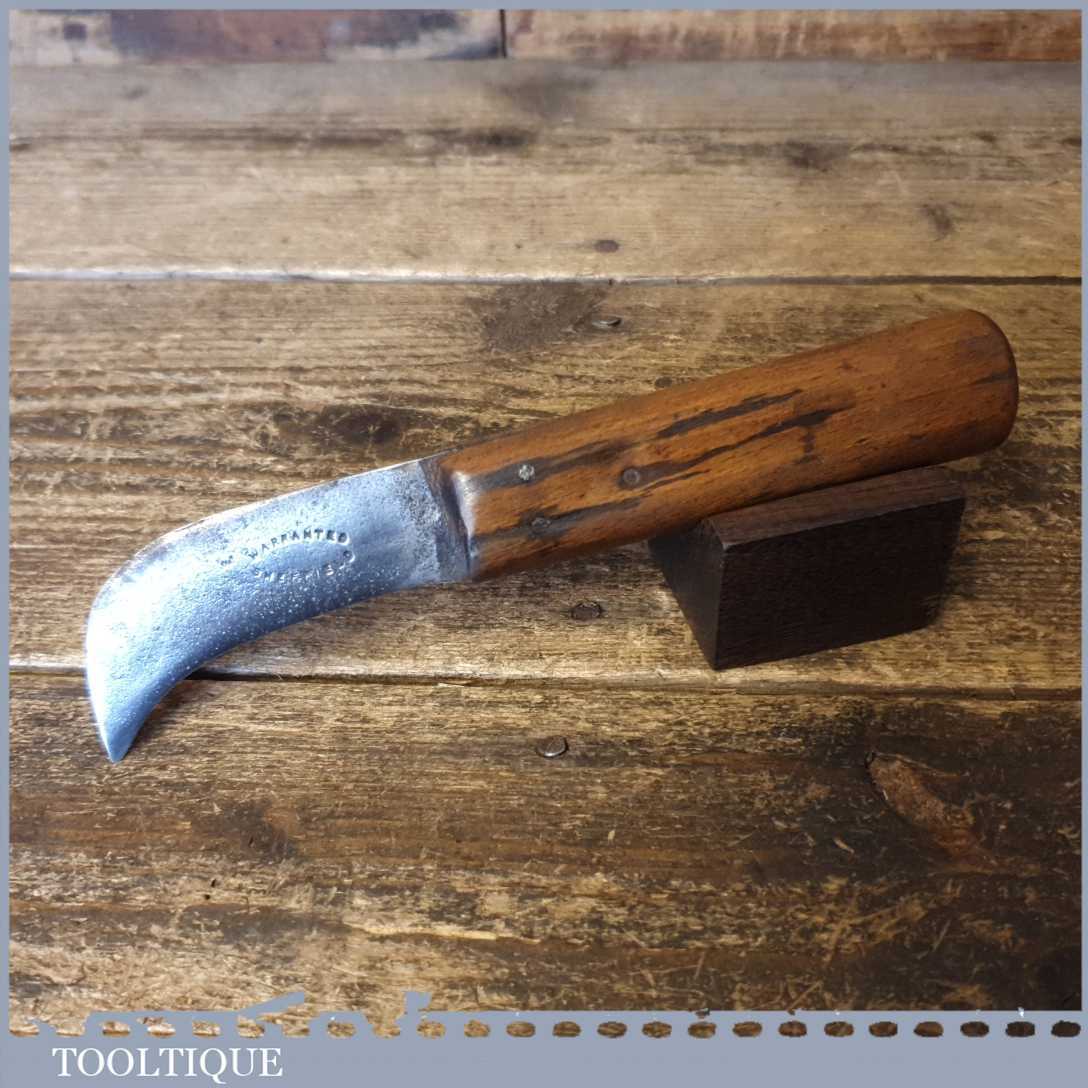 Vintage Cobblers Leatherworking Butt Knife – Good Condition | Tooltique